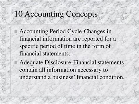 PPT Accounting Concepts PowerPoint Presentation Free Download ID