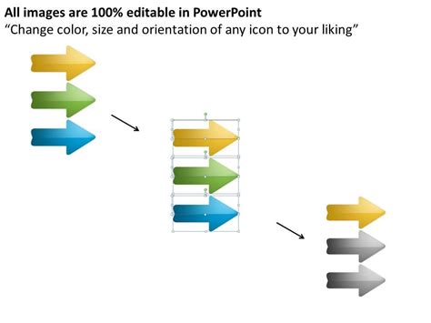 Parallel Process Arrow Stages 36 PowerPoint Slide Presentation Sample Slide PPT Template