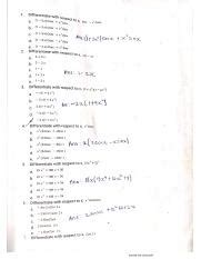 147 Differentiate Sin 2x 5 With Respect To X A 2cos2x5 B Xsin2x 5 C X
