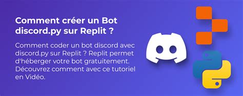 comment créer un bot discord py sur replit