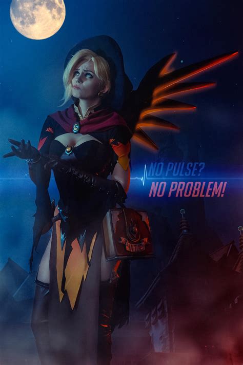 Mercy Overwatch Witch Cosplay Blizzard By Agflower On Deviantart