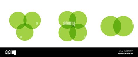 Venn Infographic Sections Template Data Chart With Colorful Circular Elements United Business