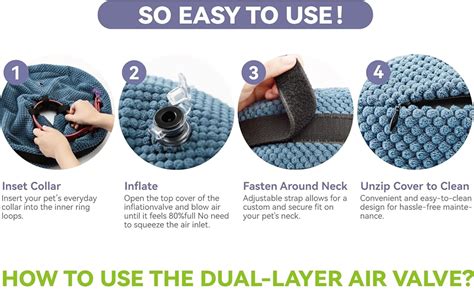 Loflaze Soft Inflatable Dog Cone Collar Alternative After