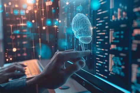 Ai Artificial Intelligence Business Man Using Ai Technology For Data Analysis Coding Computer
