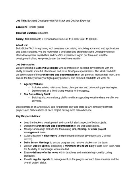 Job Title Backend Developer With Full Stack And Devops Expertise 1