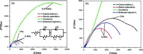 Electrochemical Impedance Spectra Of Dsscs A Fitting With An Download Scientific Diagram
