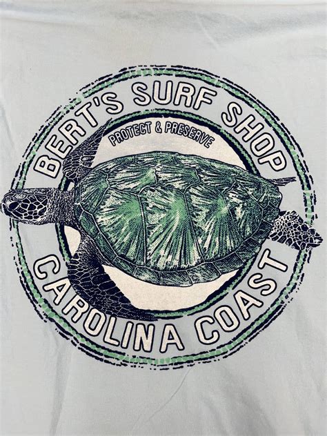 Berts Surf Shop Berts Tee Shirt Runway Turtle