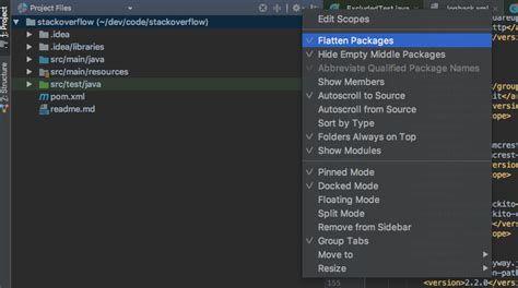 How To Directly Show The Maven Directory In Intellij Idea Stack Overflow