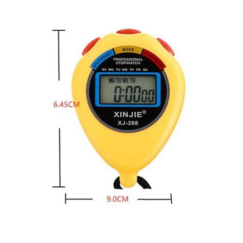 Digital Sport Stopwatch Timers Handheld Waterproof Grandado