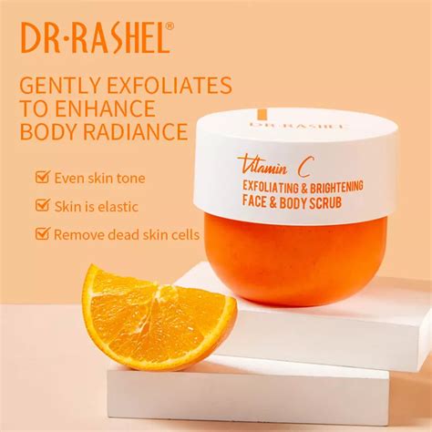 Dr Rashel Vitamin C Exfoliating And Brightening Face And Body Scrub Dr Rashel Official