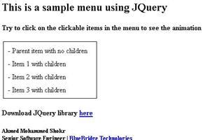 Slide Menu Using Jquery Codeproject