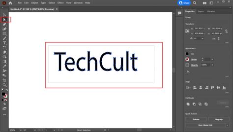 How To Outline Text In Adobe Illustrator TechCult