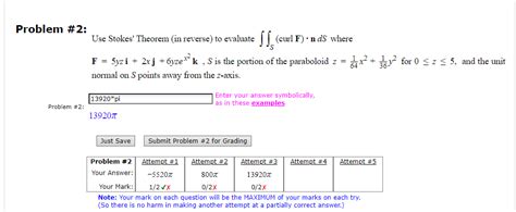 Solved Problem 2 Use Stokes Theorem In Reverse ﻿to