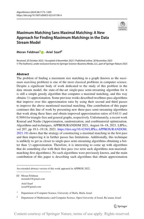 Maximum Matching Sans Maximal Matching A New Approach For Finding Maximum Matchings In The Data