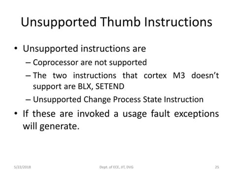 Module 2 Arm Cortex M3 Instruction Set And Programming Ppt