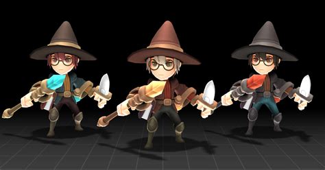 Hs Wizard Characters Unity Asset Store