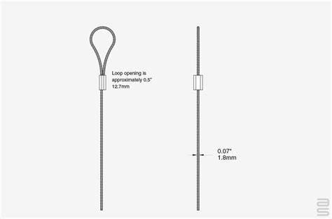 Loop End Cable As Hanging