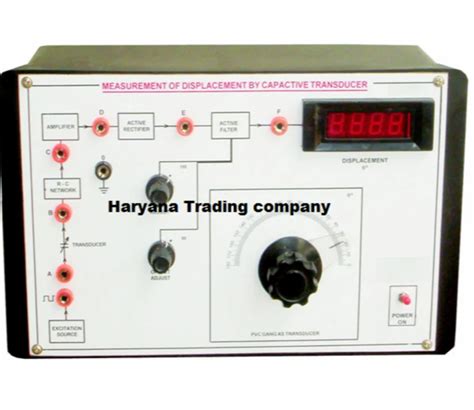 Manual Digital Capacitive Transducer Trainer Kit For Educational Model Name Number Icct34 At