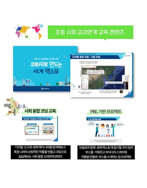 큐브로이드 기어블록 코딩 교구 Ai 교구