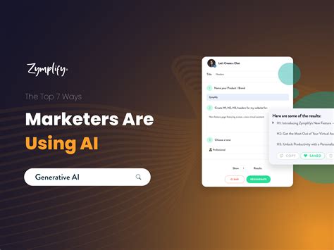 The Top 7 Ways Marketers Are Using Ai Zymplify