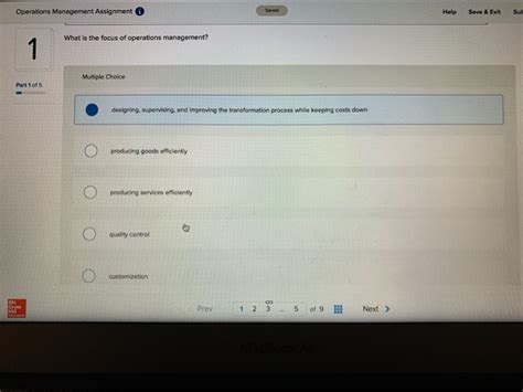 Solved Operations Management Assignment Seved Help Save Chegg Com
