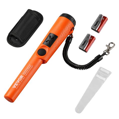 Vevor Metal Detector Pinpointer Partial Waterproof Handheld Pin Pointer Wand 1 96 Detection