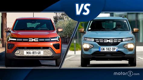 Dacia Spring 2024 New And Old In Comparison