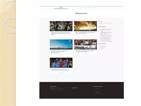 Blog Management System Pptx Computer Software And Applications