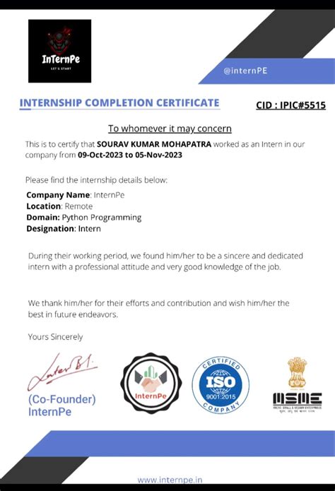 Sourav Kumar Mohapatra On Linkedin Completed