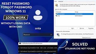 How To Reset Windows 11 Password Without Losing Data Doovi