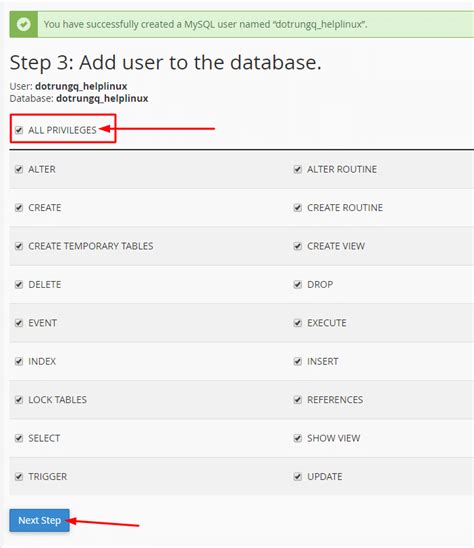 Cpanel Hướng Dẫn Cách Tạo Mysql Database