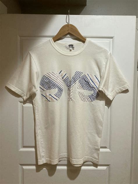 Junya Watanabe Junya Watanabe Eye Patchwork Logo Tee Grailed
