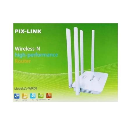Pixlink Wifi Router Lv Wr08 Fast Speed 4 Antennas Wireless Repeater 300mbps Marcnet Gadgets