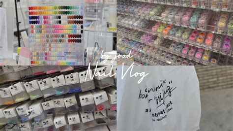 Nail Vlog 네일샵원장브이로그 네일재료상가기네일샵브이로그택배언박싱네일아트재료 Youtube