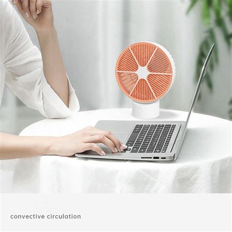 Usb 팬 크리에이티브 디자인 자몽 소형 팬 미니 핸드 헬드 데스크탑 소형 팬