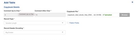 Onboarding Data From Mainframe Data Files Cobol Copybook Infoworks Documentation