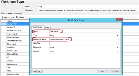 Sharing Custom Fields Across Tfs 2015 Update 1 Work Items Stack Overflow
