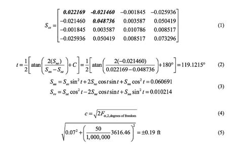 Error Ellipses Xyht