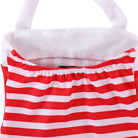 Купальник для маленьких девочек детские летние полосатые детские боди из хлопка для