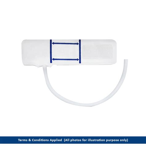 Caremed Neonate Disposable Nibp Cuff Single Tube 4 8cm Respimedic