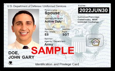 Dependents Retirees To Get New Id Cards