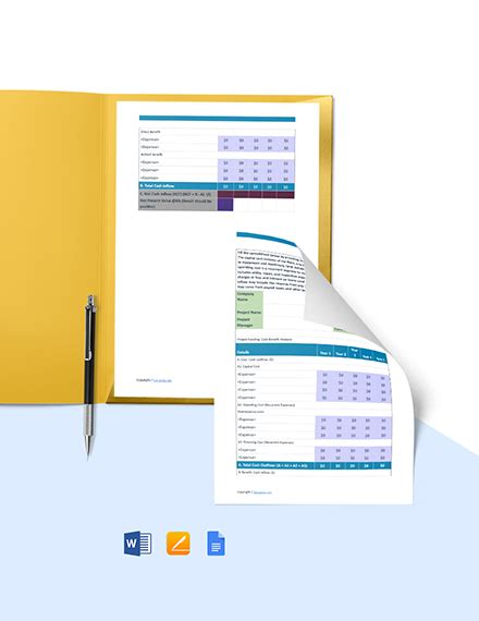 Free Sample Construction Project Cost Analysis Template Google Docs Word Apple Pages