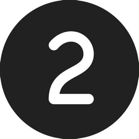 Number Circle 2 Icon Svg Png Free Download