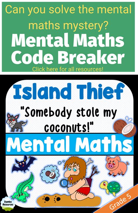 Mental Maths Code Breaker Grade 4 5 And 6 Hotdeals Mental Math
