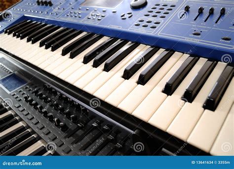 Professional MIDI Keyboard Stock Photo Image Of Black 13641634