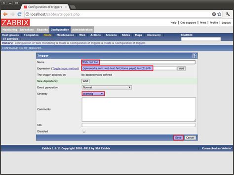 Website Uptime And Downtime Monitoring With Zabbix Software Spiceworks Community