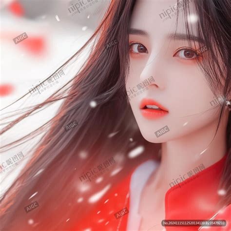 Ai创作图板绘人像 古风红衣 头像约稿 厚涂头像 板绘少女 Cg头像 转手绘 古风美女头像插画封面 照片转手绘 红色古装少女 鼠绘少女 插画头像 半身头像板绘 板绘人物 鼠绘美女nipic