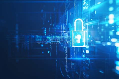 Circuit Board With Closed Padlock For Cyber Security Stock Image Image Of Crime Computer