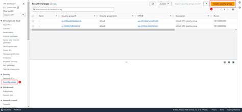 create security group start with amazon vpc and aws vpn site to site