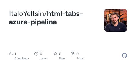 Github Italoyeltsinhtml Tabs Azure Pipeline